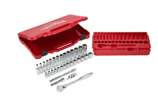 Milwaukee Skraldenøglesæt 3/8" - sæt med 32 stk. - Model 4932464945 ...