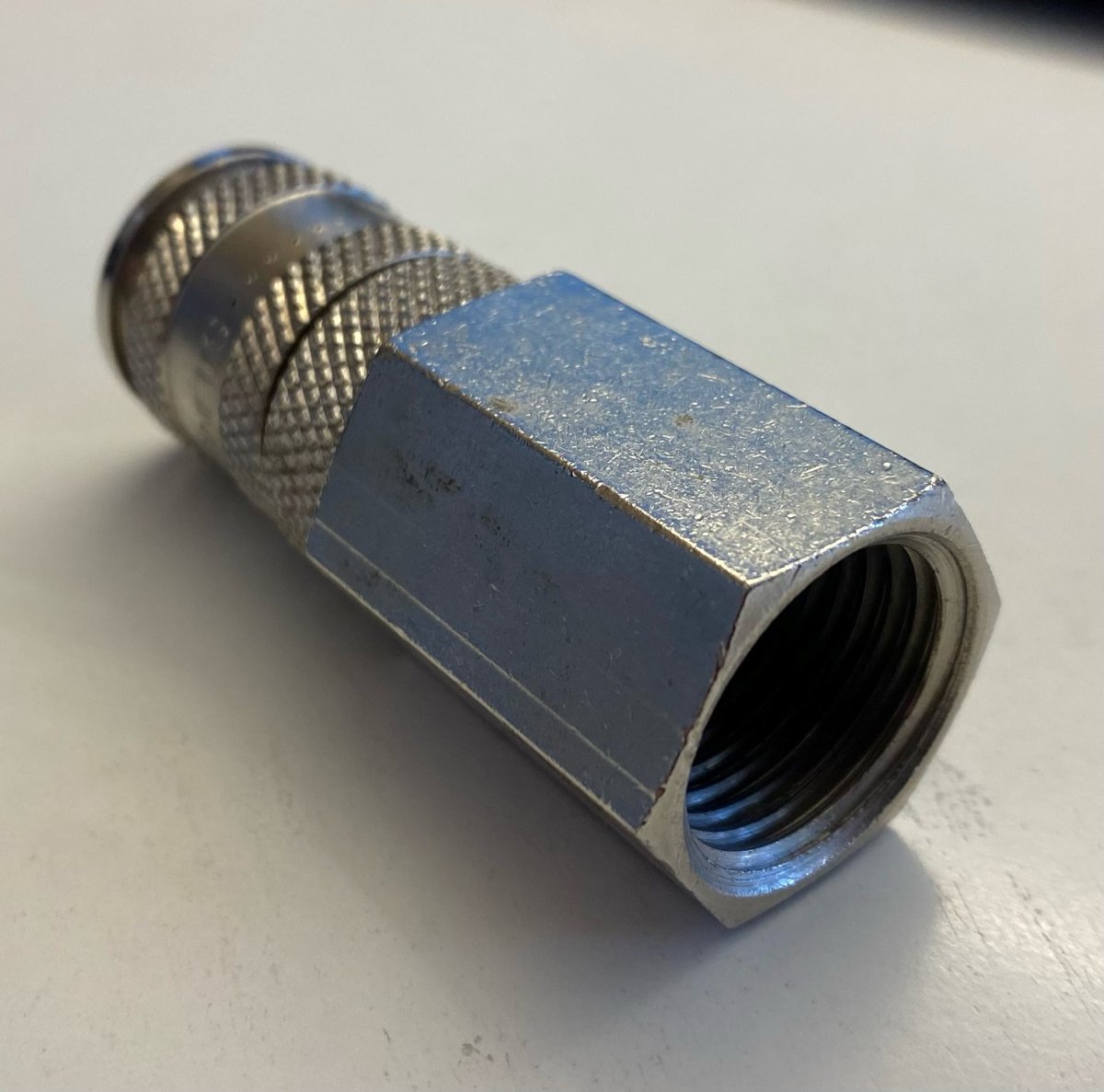 Trykluftskobling 1/2" IRG med låsering til hun lynkobling ...